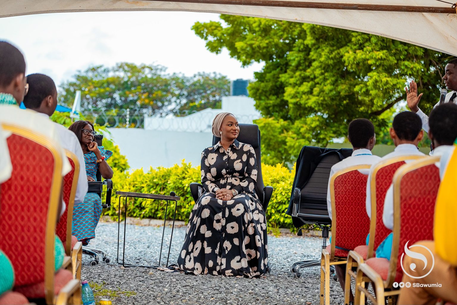 PHOTOS: Samira Bawumia hosts SHS students from Ahafo Region
